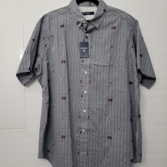 Daniel Cremieux | Shirts | Cremieux Classics Dc Logo Print Short ...